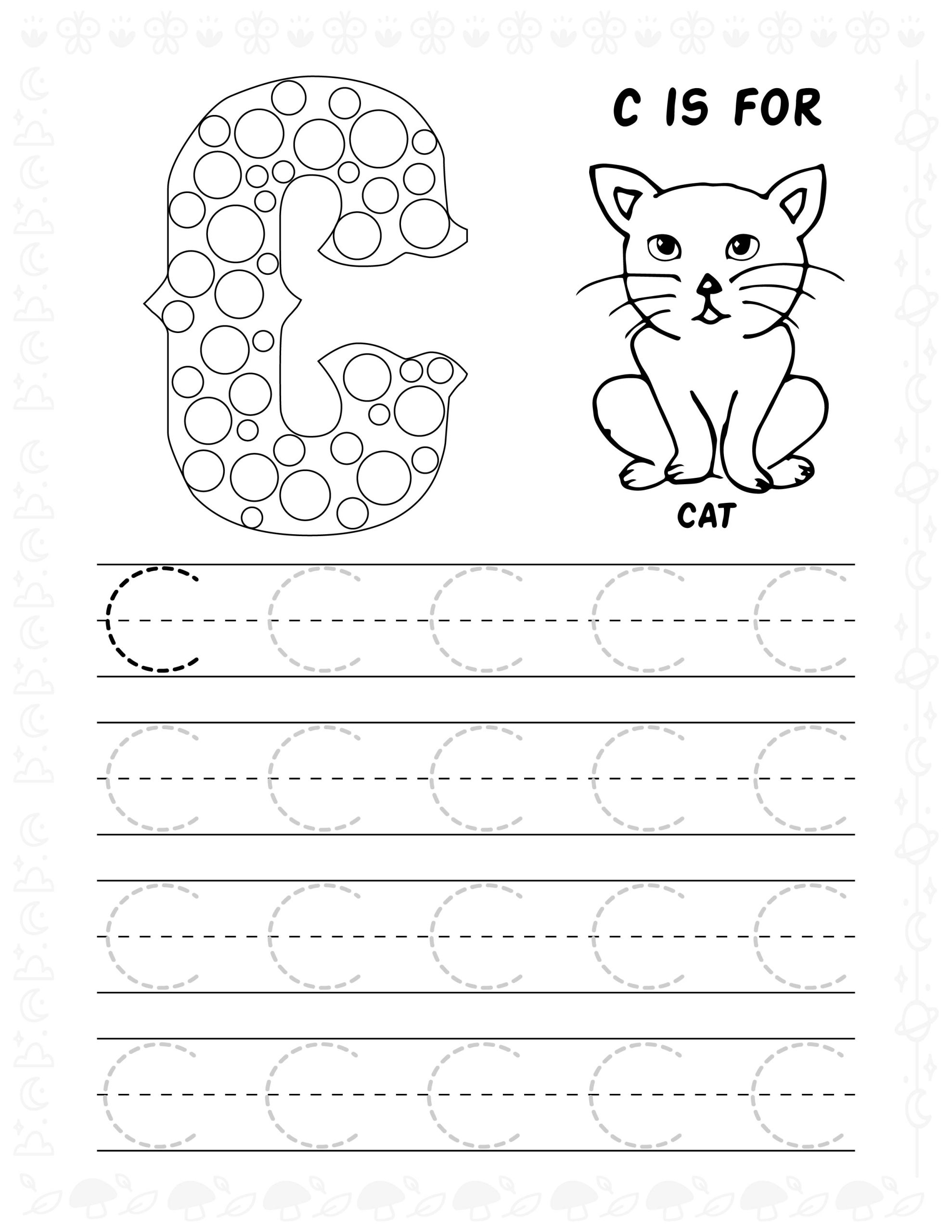 Follow the Dots to Make Letters Book 1 - Fun Math 4 Kids
