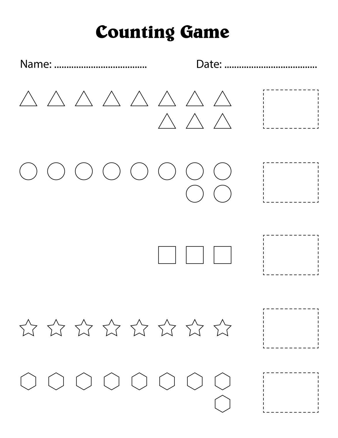 Kids Math Counting Game Volume 1 - Fun Math 4 Kids